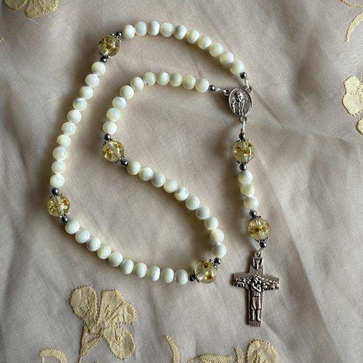 Rosary inspired by Papa Francesco - Australian Fower Series – The Lily ...